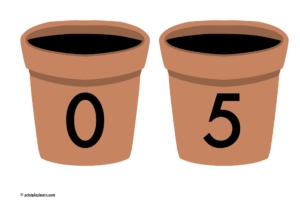 plant pot counting in 3s - Printable Teaching Resources - Print Play Learn