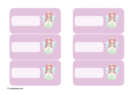 Fairy labels name or tag labels for the classroom - Printable Teaching ...