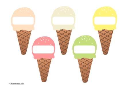 Ice Cream Parlour - Page 1 - Free Teaching Resources - Print Play Learn