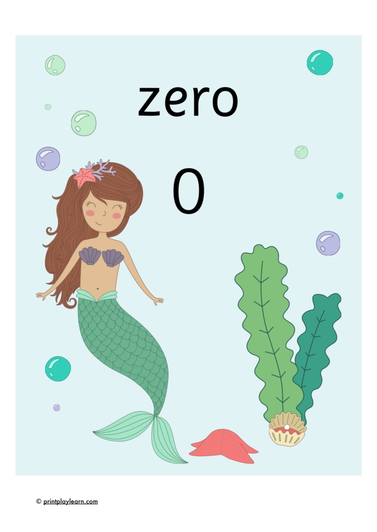 Mermaid - Page 1 - Free Teaching Resources - Print Play Learn