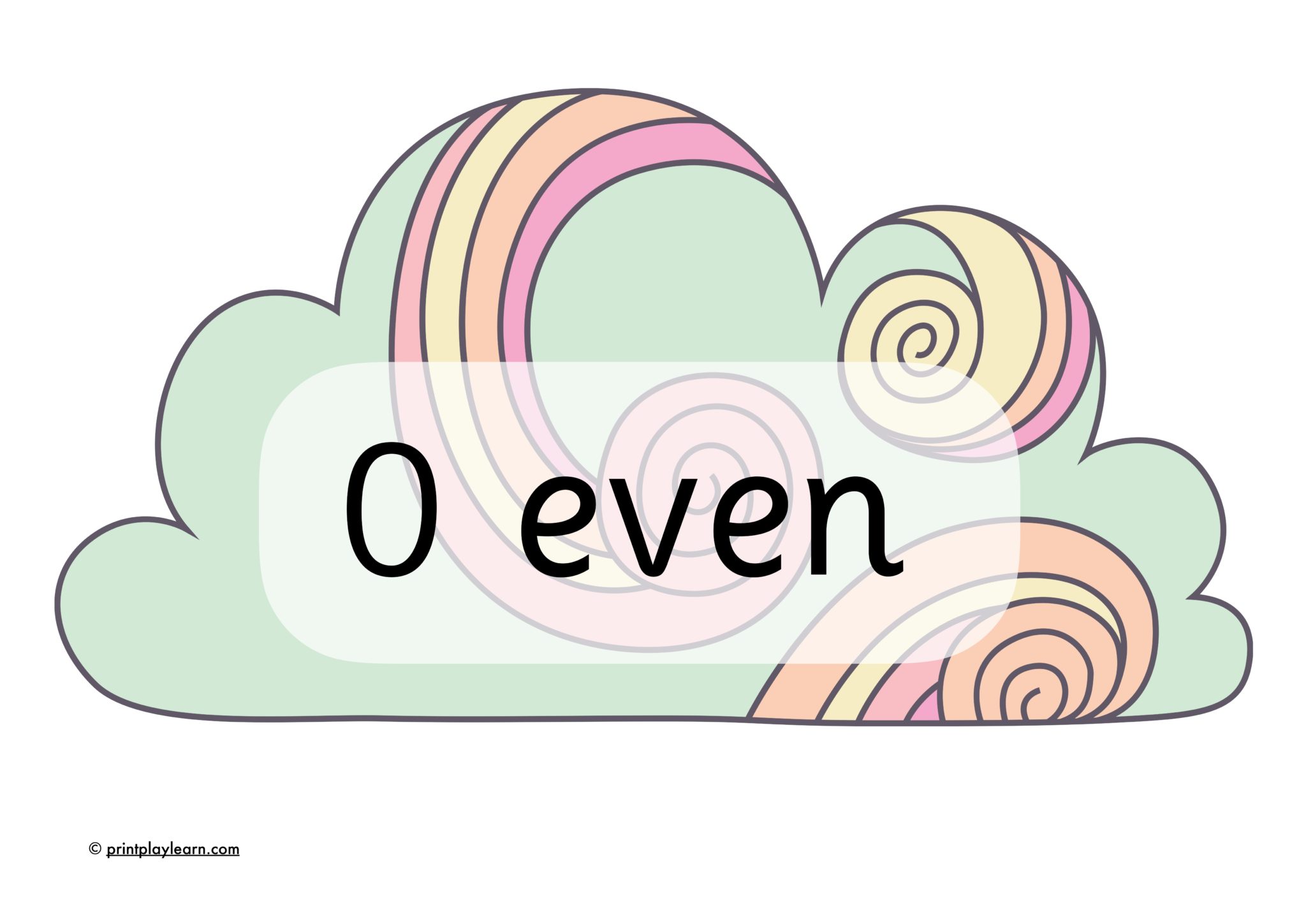 Numbers 0-10 odd and Even - Printable Teaching Resources - Print Play Learn
