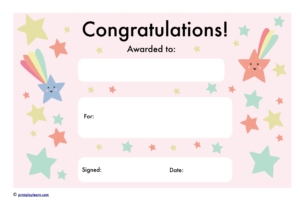 End of year Congratulations Certificates - Printable Teaching Resources ...