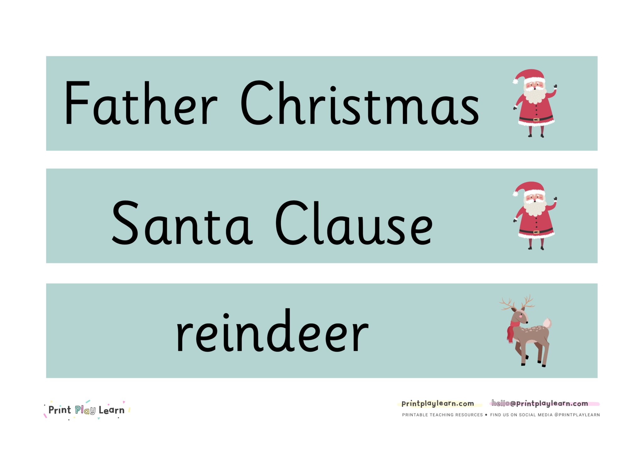 North Pole Role Play Labels - Printable Teaching Resources - Print Play ...
