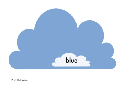 Colour posters for the classroom - clouds - Printable Teaching ...