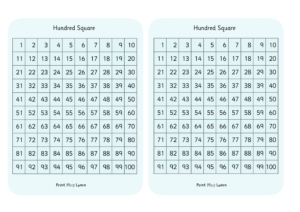 Hundred Square - Printable Teaching Resources - Print Play Learn