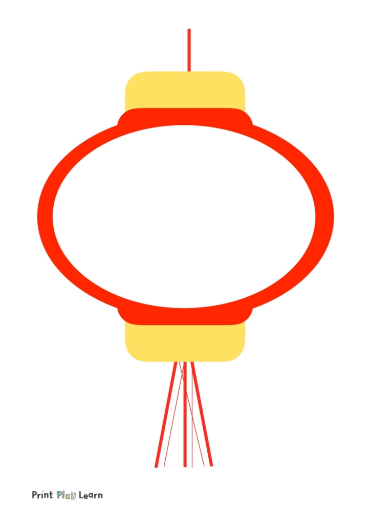Printable Chinese Lantern Template Printable Templates