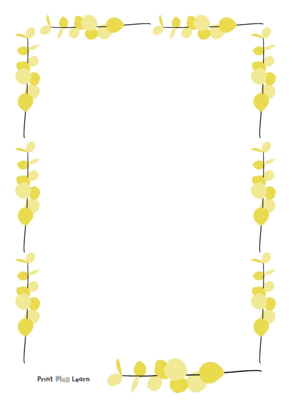 Spring Writing Paper - Printable Teaching Resources - Print Play Learn