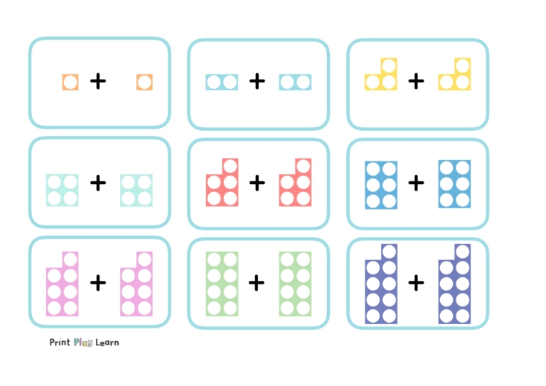 Numicon style doubles + number sentences - Printable Teaching Resources ...
