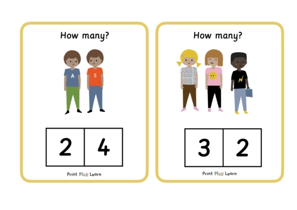 How many people? - Printable Teaching Resources - Print Play Learn