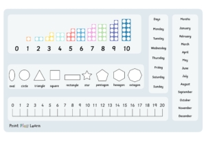 Reusable maths learning mat - Printable Teaching Resources - Print Play ...