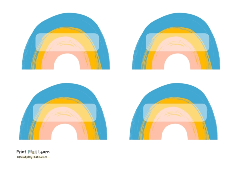 Rainbow - Page 1 - Free Teaching Resources - Print Play Learn