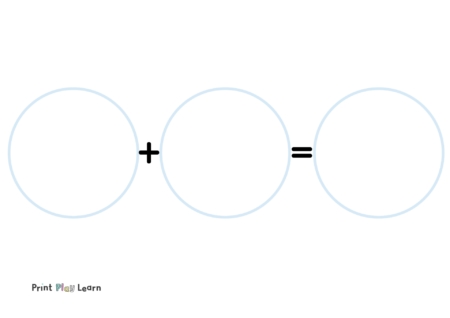 Addition Mat - Printable Teaching Resources - Print Play Learn