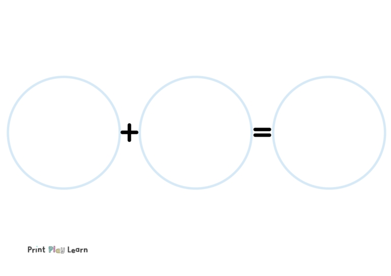 Addition Mat - Printable Teaching Resources - Print Play Learn