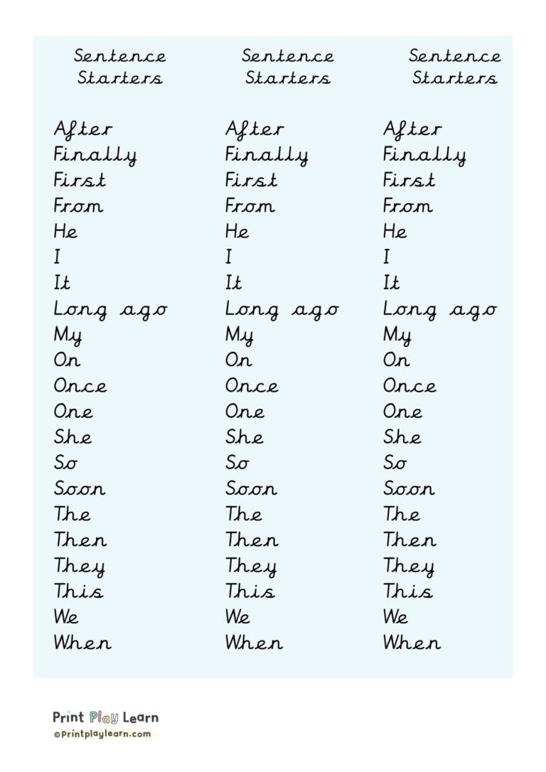 Early Years (EYFS) - Page 7 - Free Teaching Resources - Print Play Learn