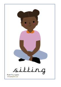Sitting Prompts for the classroom - Printable Teaching Resources ...