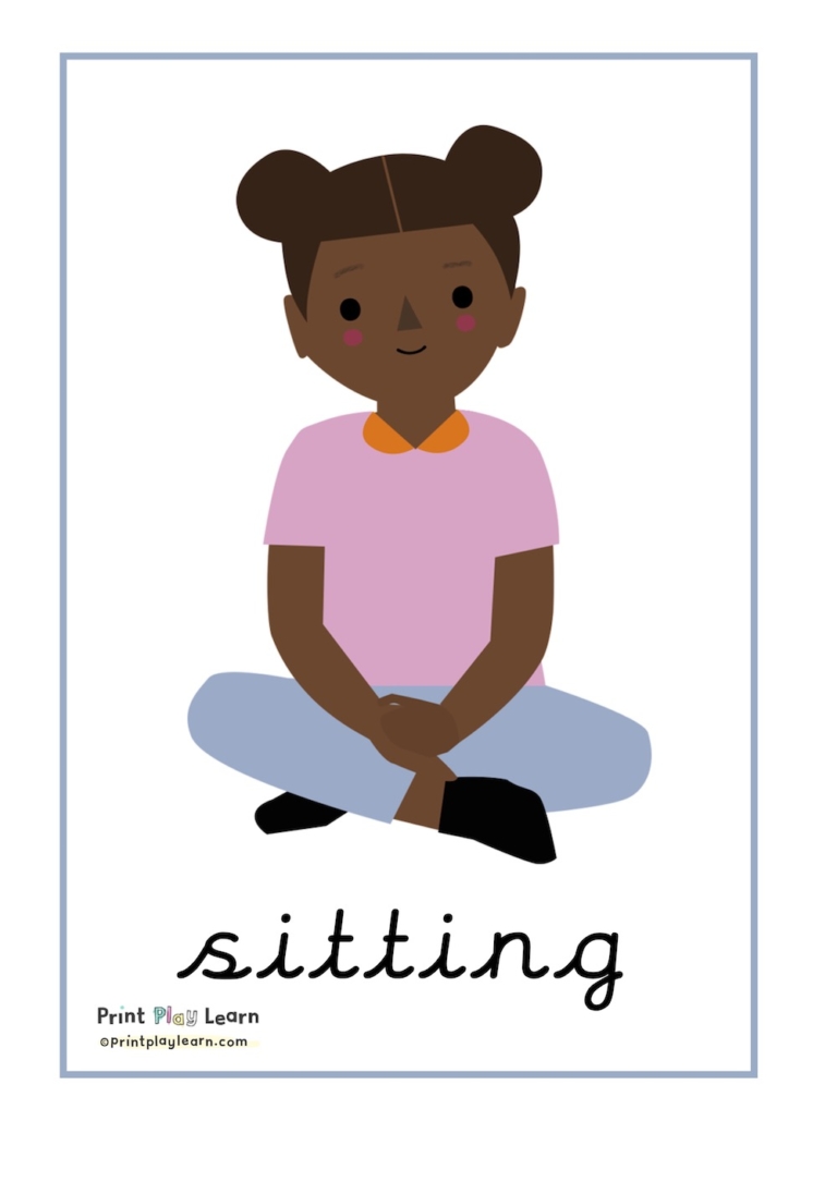 Sitting Prompts for the classroom - Printable Teaching Resources ...