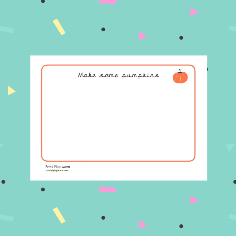 Autumn Playdough Mats playdoh - Printable Teaching Resources - Print ...
