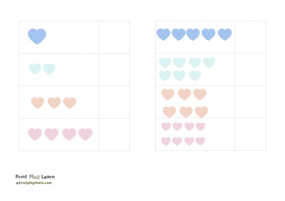 Simple number and object match - Printable Teaching Resources - Print ...
