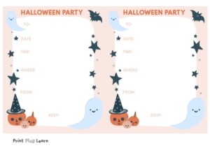 Halloween Party Digital Download - Printable Teaching Resources - Print ...