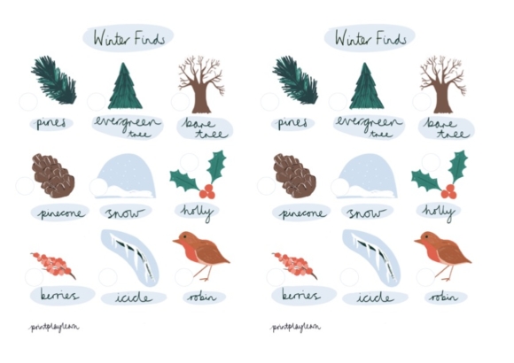 Winter Finds Tick List Activity - Printable Teaching Resources - Print ...