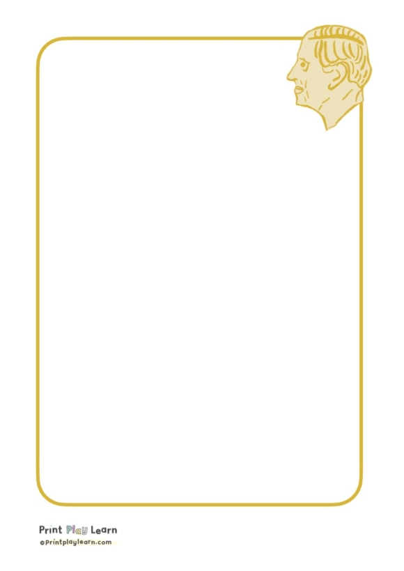 King Charles III: Writing Paper for children - Printable Teaching ...