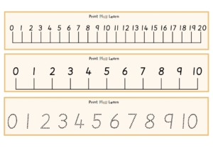 Autumn Resource: Number Lines - Printable Teaching Resources - Print ...
